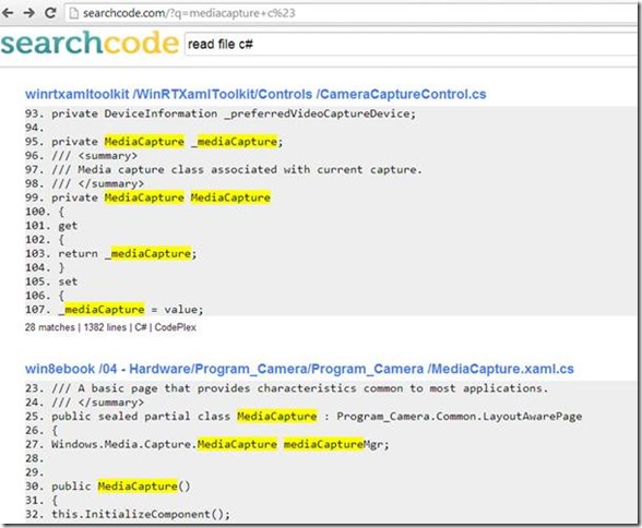 Testing Bing Code Search Visual Studio Extension (with video)
